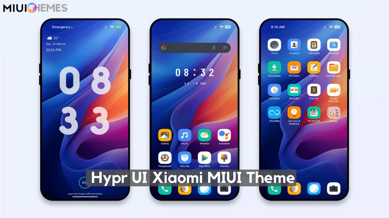Hypr UI MIUI Theme Download for Xiaomi with Animated App Icons - MIUI Themes