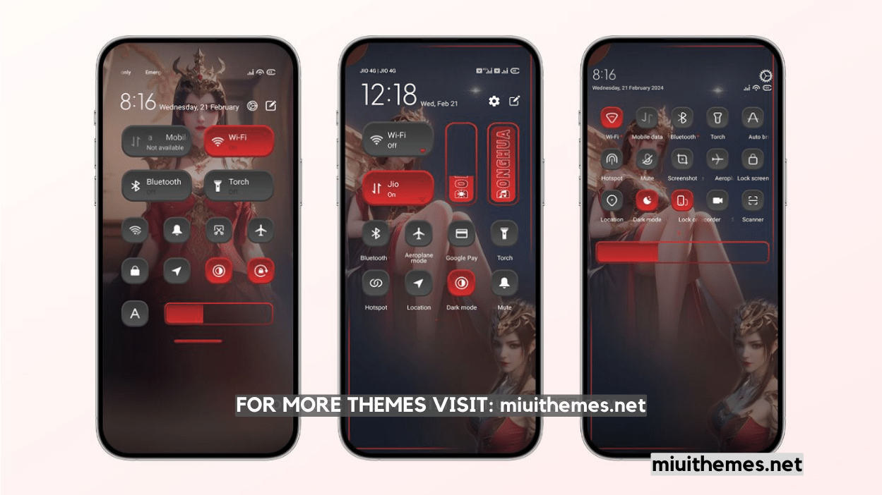 Queen Stars MIUI Theme Download for Xiaomi with Anime Dark Mode - MIUI ...
