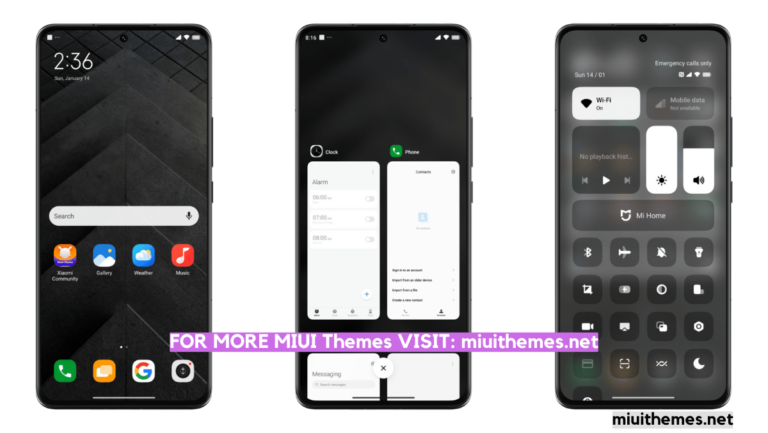 ELEMENTARY UI MIUI Theme for Xiaomi with Minimal Experience - MIUI Themes