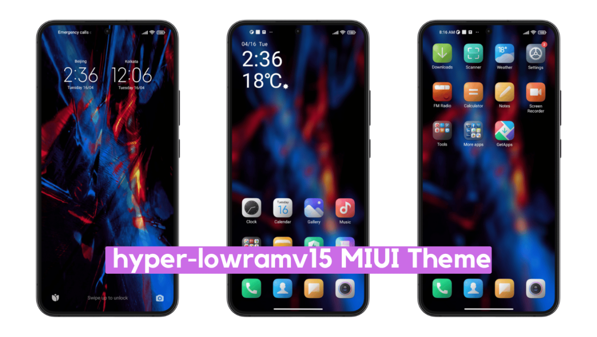 hyper-lowramv15 MIUI Theme for Xiaomi with HyperOS Experience - MIUI Themes