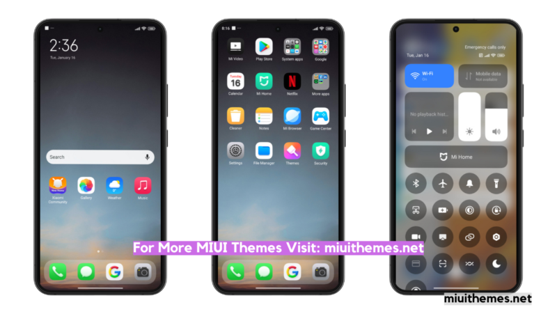 breaking v7 MIUI Theme for Xiaomi with iOS Dynamic UI - MIUI Themes