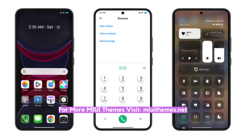 MacOs Big Sur MIUI Theme for Xiaomi with iOS Experience - MIUI Themes