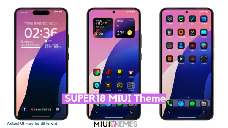 SUPER18 MIUI Theme for Xiaomi with iOS Experience - MIUI Themes